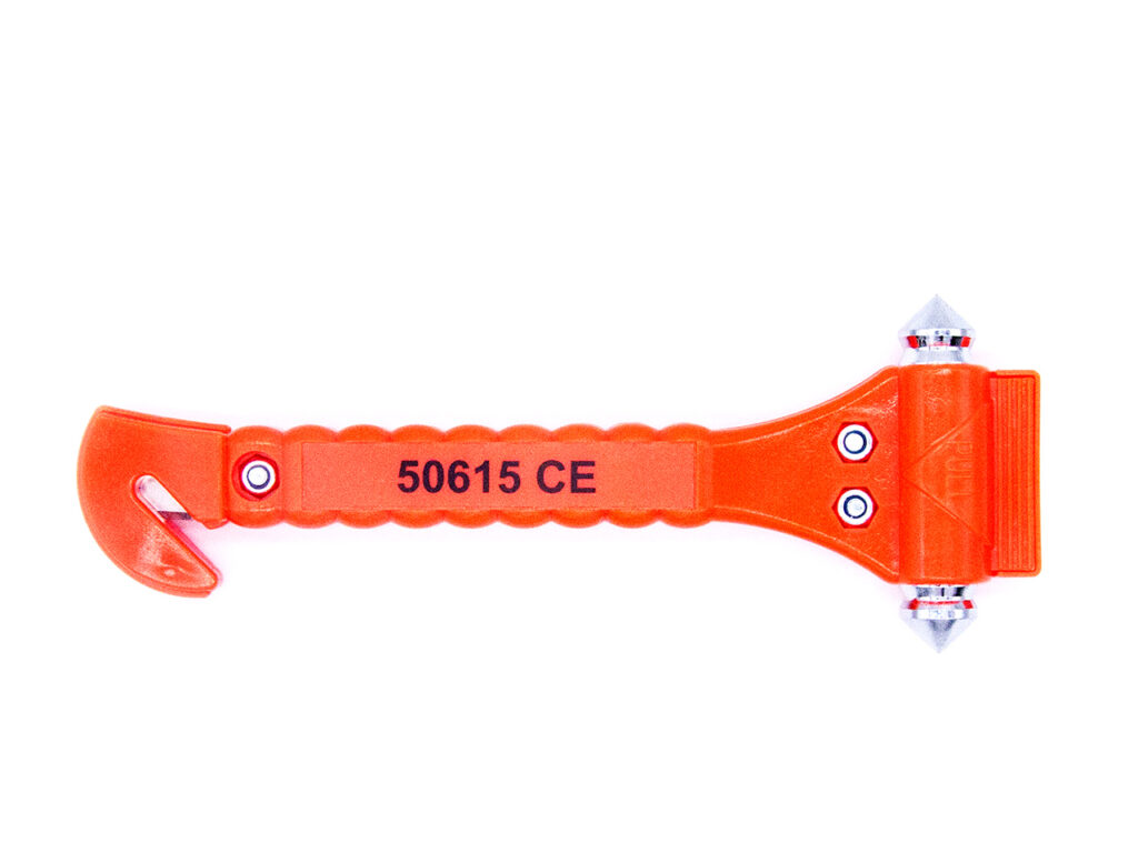 Glass Breaker Hammer with Harness Cutter FIA/CE 50615 ⋆ Racing Miller